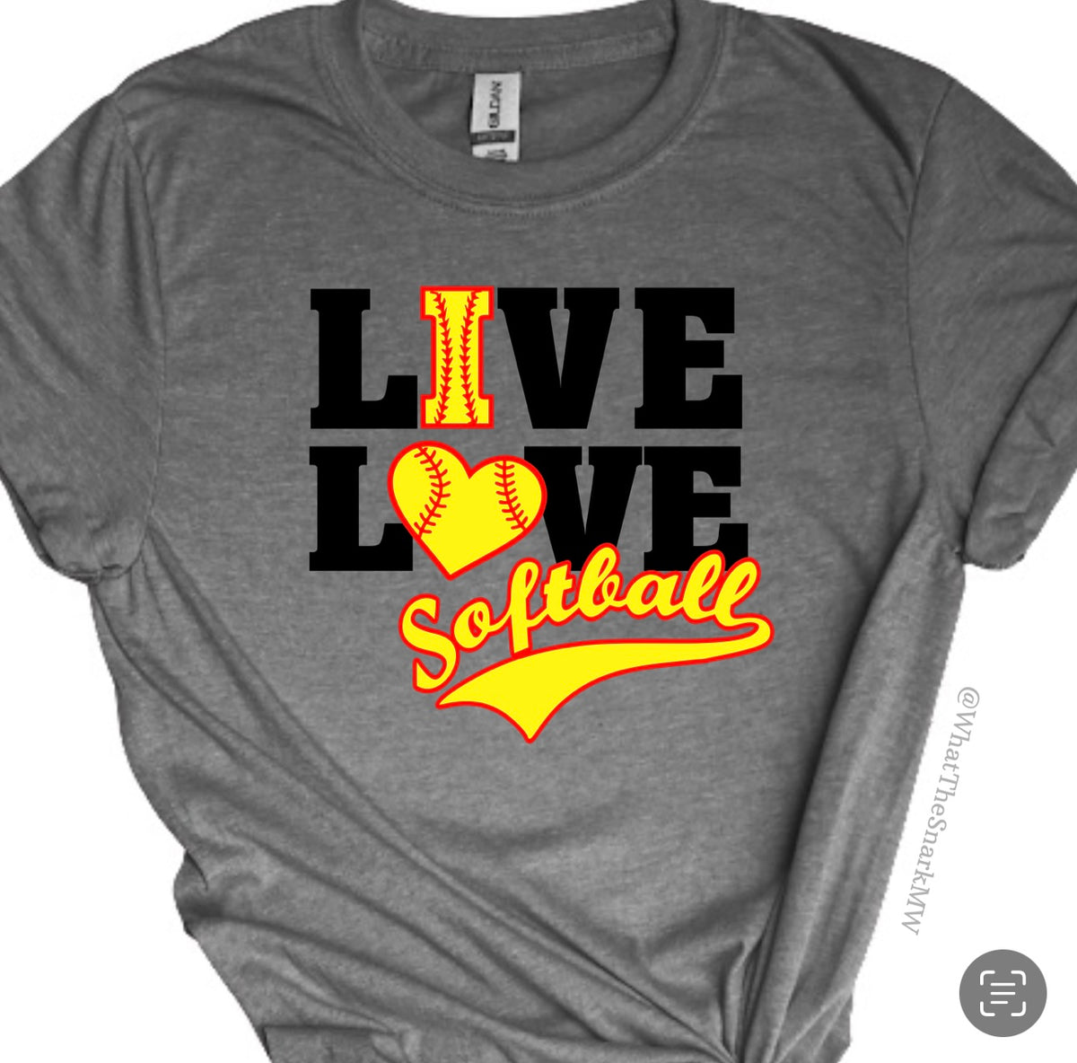 Live Love Softball T-Shirts – What The Snark LLC